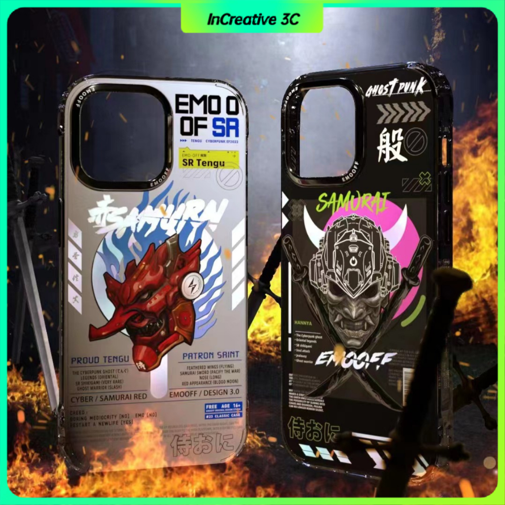 Emo off warrior cyber magnetic phone case compatible for iPhone 14 13 ...