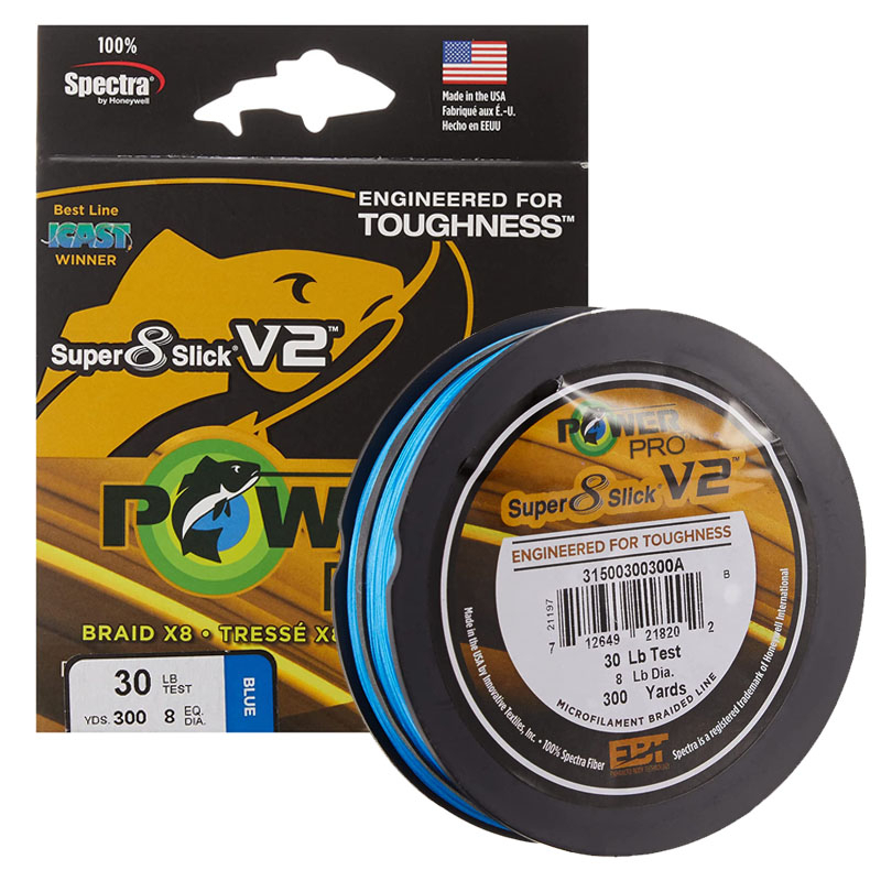 8 Strands POWER PRO SSV2 300Yds Braided Spectra Fishing Line 10~80lb ...