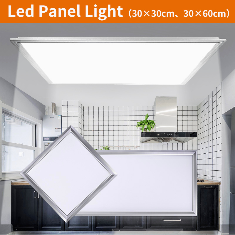 Led Panel Light Flat Ceiling Light Square Ultra Thin Siling Lamp For ...