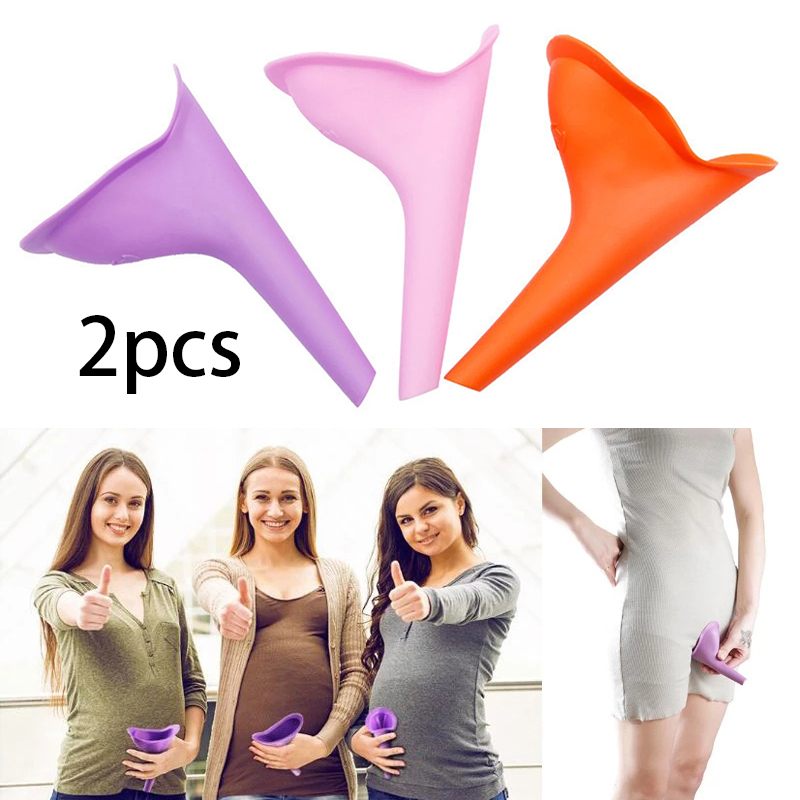 Portable Female Urinal Outdoor Travel Emergency Standing Silicone ...