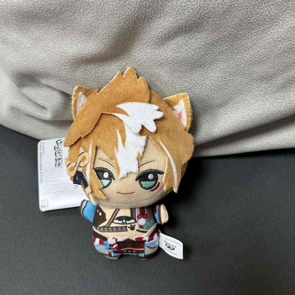 10CM Genshin Impact Tartaglia Zhong Li Fischl Traveler Plush Keychain ...