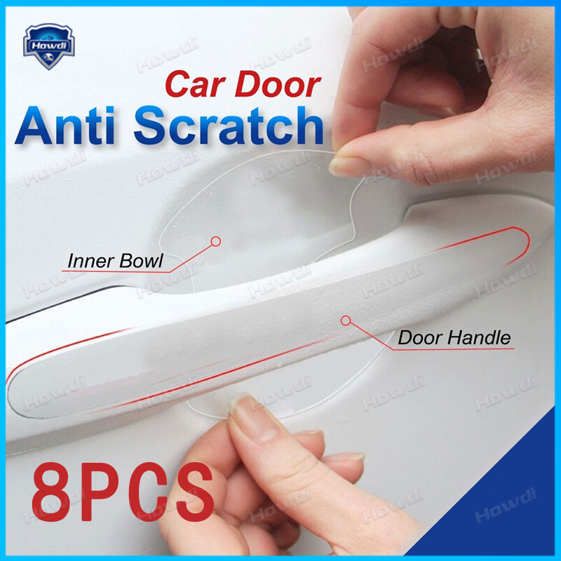 8PC/SET Universal Car Door Handle Stickers Car Handle Protection Car ...