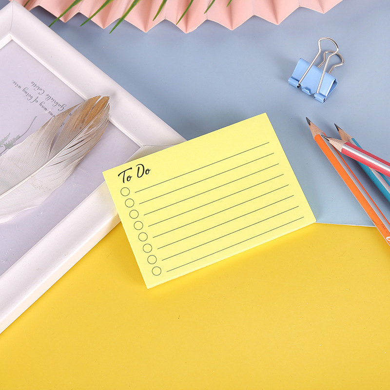 50 Sheets Memo Pads Note Paper Horizontal Line To Do List Check List ...