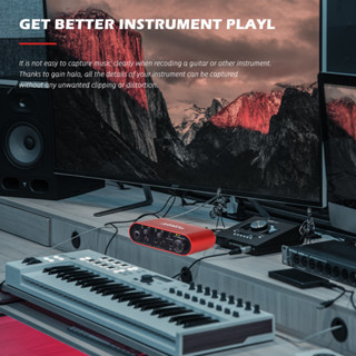 BOMGE BMG11S 3rd Generation USB Audio Interface for Guitarists, Vocalists, Podcasters or ...