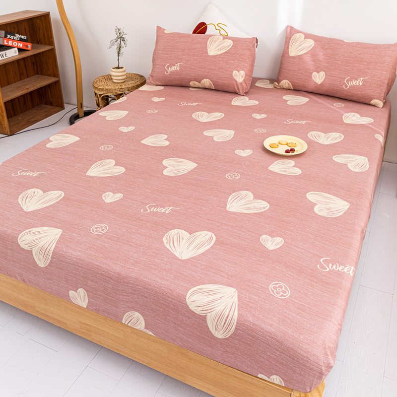 SunnySunny New Fitted Bedsheet With Rubber Single/Super Single/Queen ...