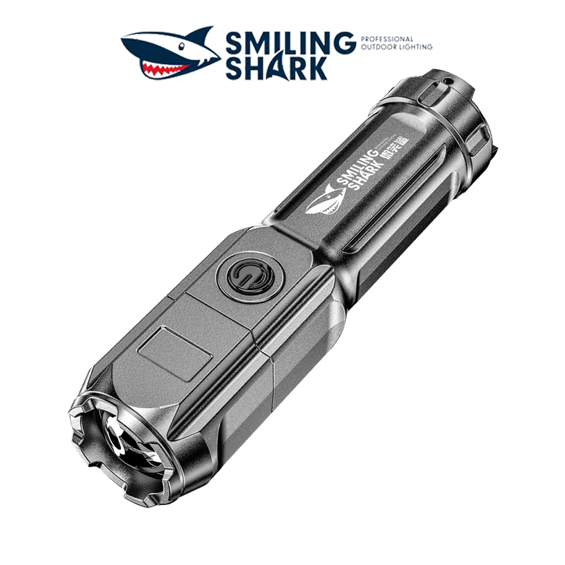 Smiling Shark 622A Mini Torch Light Led Super Bright Flashlight USB ...