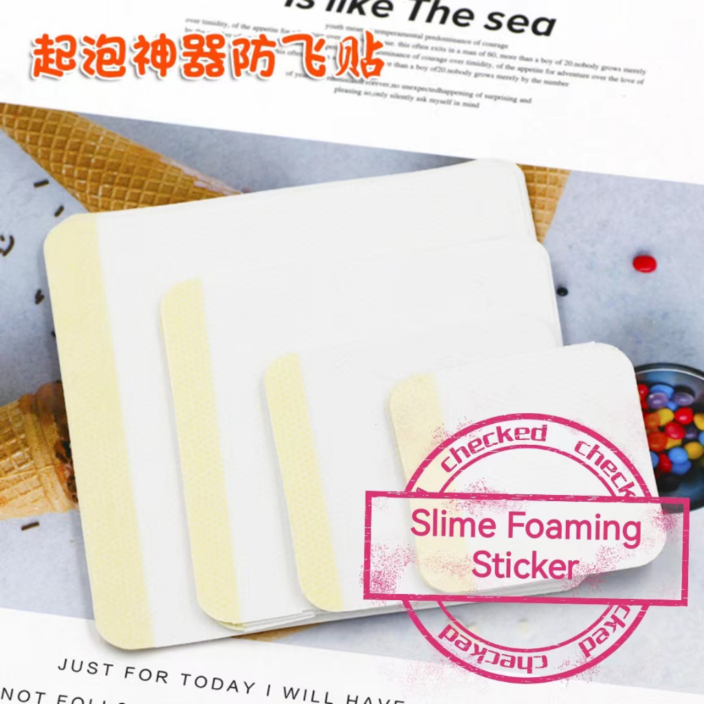 Multi-spec Slime Foaming Sticker Crystal Mud Fly-proof Stick Adhesive ...