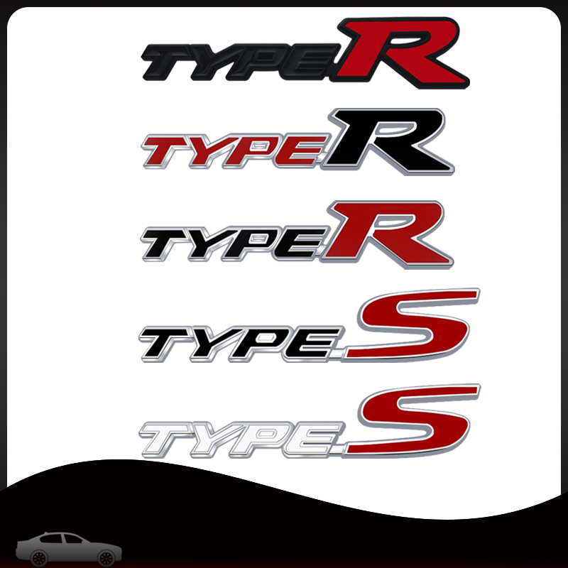 Auto Styling Typer Types Metal Grille Emblem Car Rear Trunk Badge Decal ...