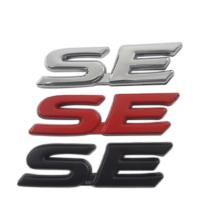 1 x Metal SE Letter Car Auto Rear Emblem Sticker Decal Badge ...