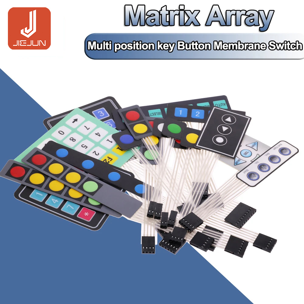 1 2 3 4 5 6 7 8 Key Button Membrane Switch Matrix Array Keyboard Keypad ...