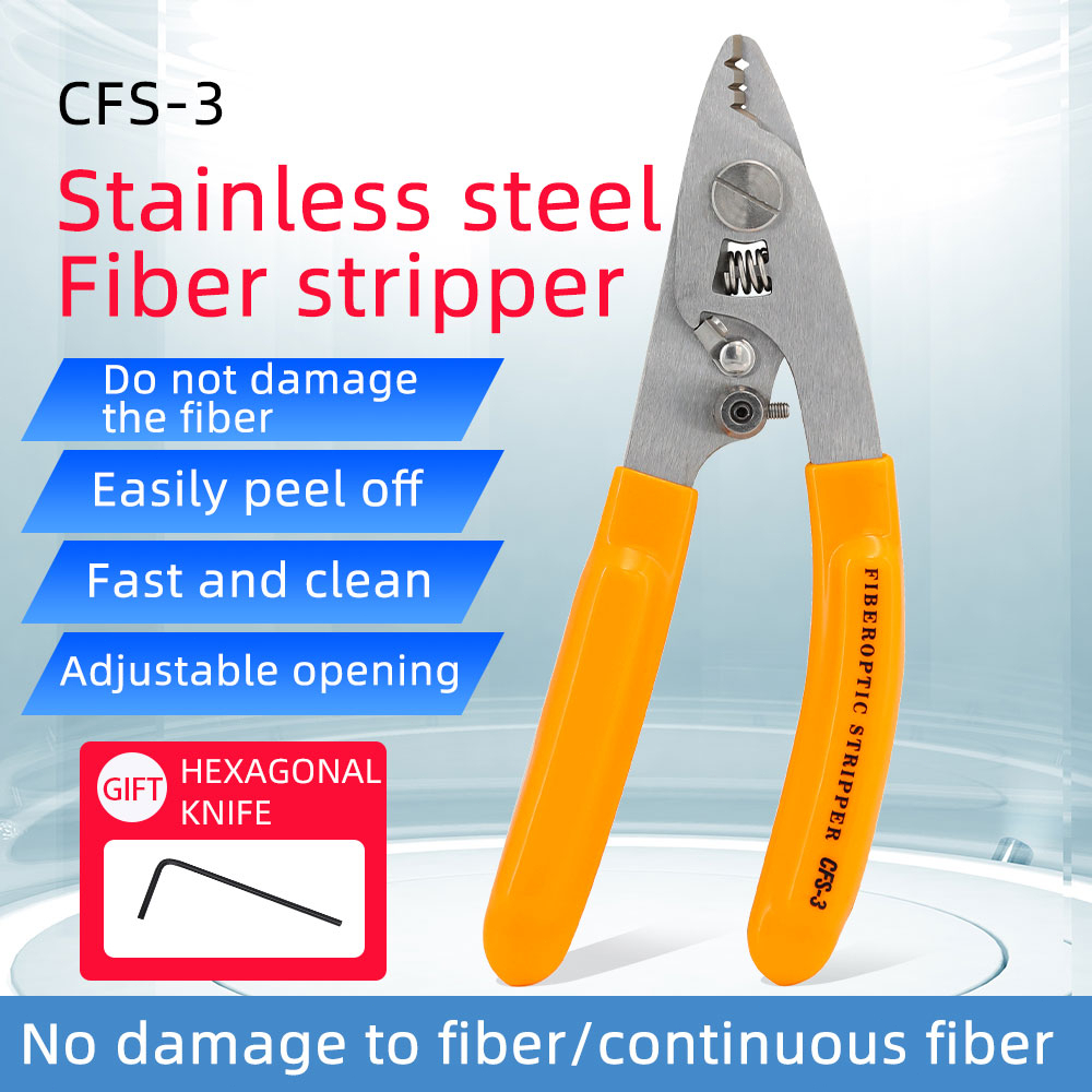 Stainless steel optical fiber pliers CFS-3 Three-port Fiber Optical ...