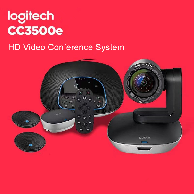 【Ready Stock】Logitech CC3500e GROUP HD Video Conference System Business ...
