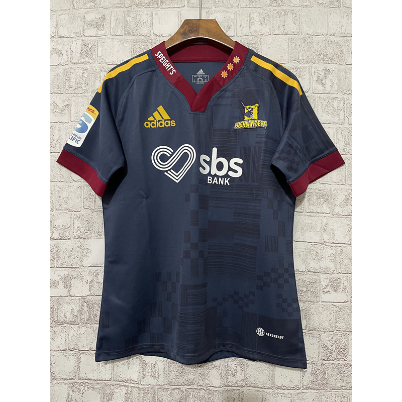 High Quality 2023-24 Highlander Home Rugby Jerseys Men Short Sleeve ...