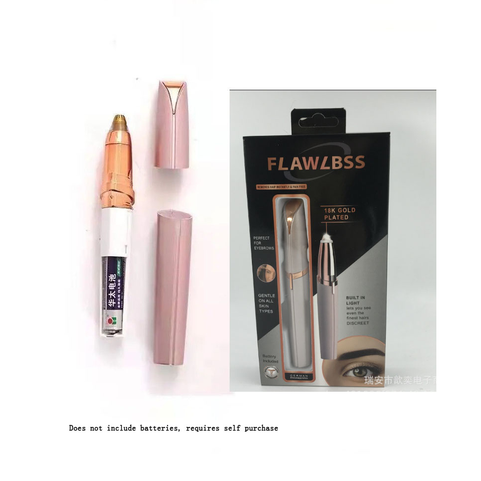 TV new lipstick shaver flawlbss brows shaver depilator electric eyebrow ...