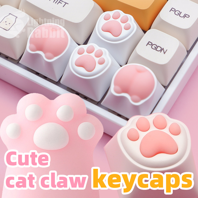 Cat Claw Keycap Mechanical Keyboard Dedicated Decoration ESC Cute Pink ...