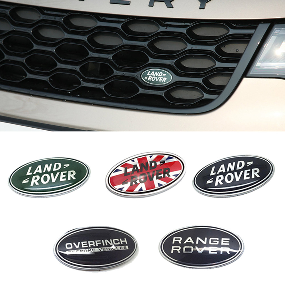 Car Front Grille Rear Tail Trunk Emblem Sticker for Land Rover ...
