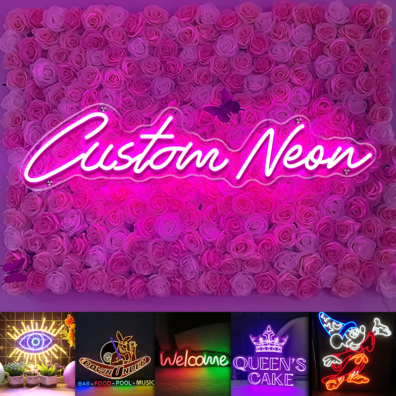 Custom Neon Signs DIY Wedding Name Better Together Neon Light Sign ...