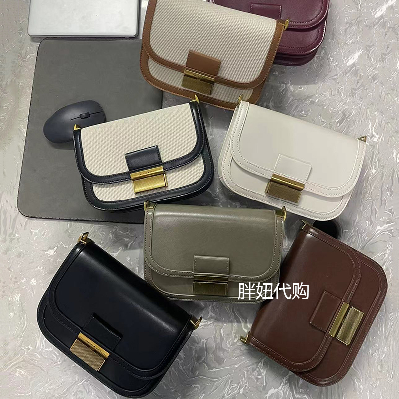 CNK23 New Women's Bag Canvas Splice Retro One Shoulder Cross Shoulder ...