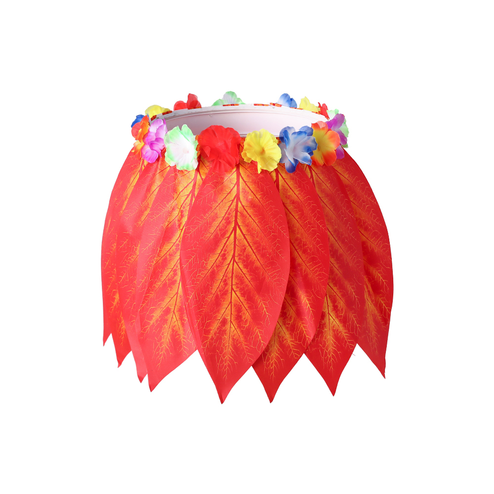 Hawaiian Palm Leaf Skirt Flower Dress Straw Dress Luau Summer Beach ...
