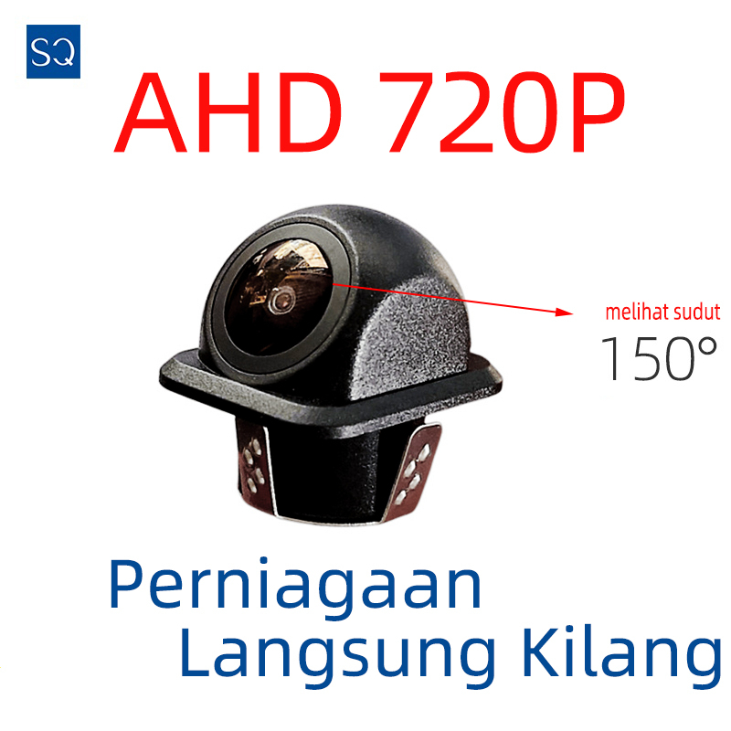 Kamera pandangan belakang kereta AHD sudut lebar penglihatan malam ...