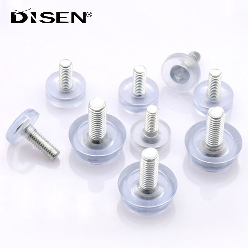 Adjusting Plastic Feet Pad M6/M8x15 Screw Foot Mat Transaprent ...