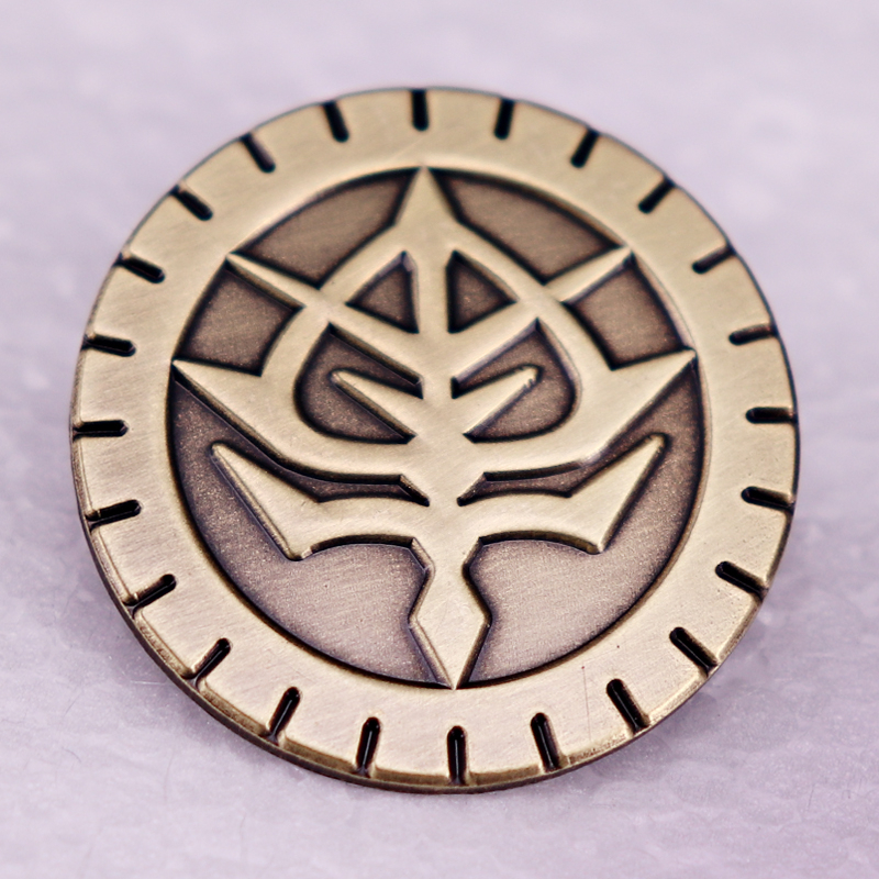 GUNDAM Principality of Zeon Enamel Pin Anime Metal Badge Brooches Hat ...