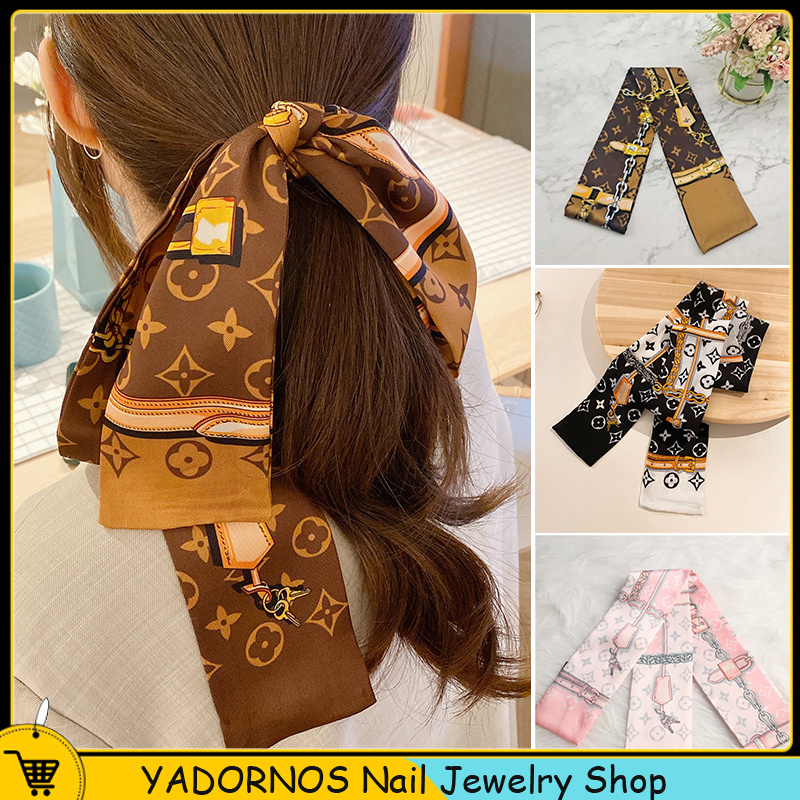 YADORNOS New Tarot LV chic scarf spring and autumn headband Korean wild ...