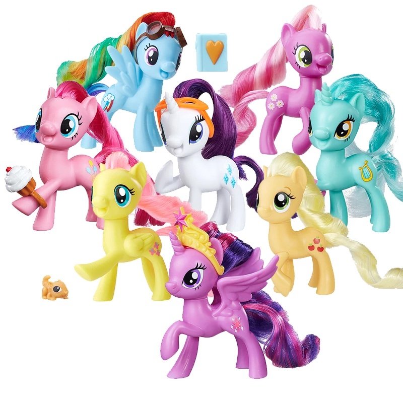COLDPLAY-Set of 12 Pcs My Little Pony Cake Toppers PVC Action Figures ...