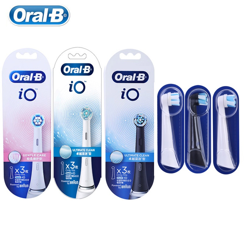 Oral-B iO Ultimate Clean Replacement Electric Toothbrush Heads For Oral B IO7/IO8/IO9 | Shopee ...