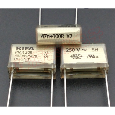 2pcs RIFA PMR209 47n+100R X2 250VAC Composite Resistance Capacitor ...