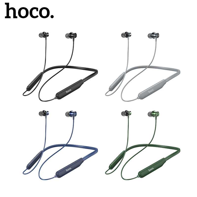 【Use Time: 30 Hours】HOCO ES64 Sports Bluetooth Earphone BT5.3 Portable Wireless Neckband Headset ...