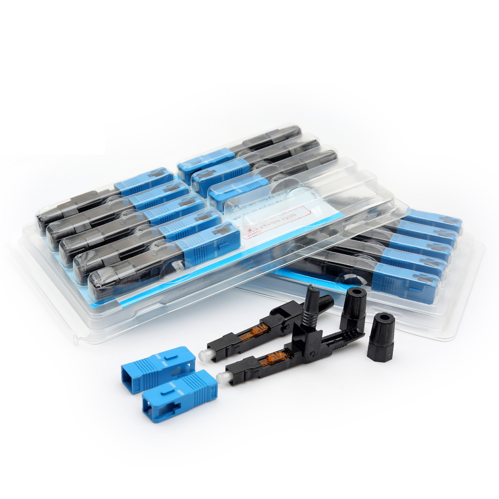 SC UPC Optic Fiber Quick Cold UPC Fast Connector Embedded Fiber Optic ...
