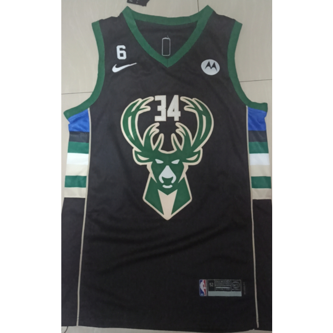 2023 new season mens Milwaukee Bucks 34 Giannis Antetokounmpo ...