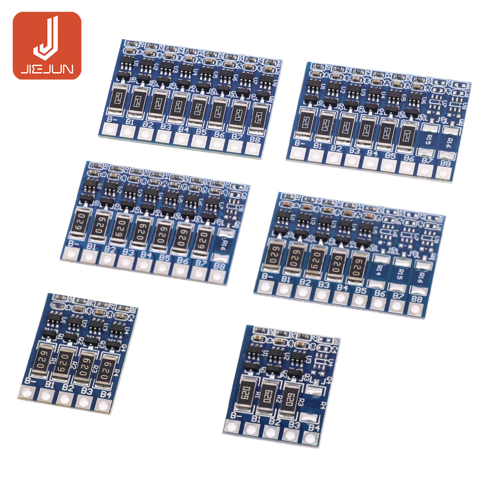 BMS 3S 4S 5S 6S 7S 8S 18650 Lithium Battery Charger Protection Board ...