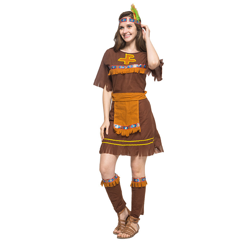 Carnival Indian Princess Halloween Costumes For Women Adult Man Dance ...