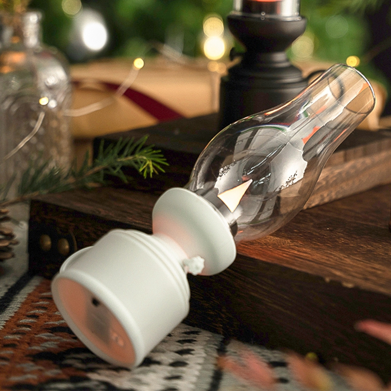 Nordic Night Light lampu raya Retro Candlestick Lamp LED Lantern Light ...