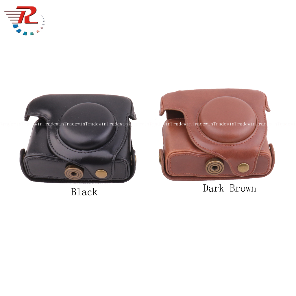 Canon G15 Pu Leather Camera Bag Case Pouch For Canon G15 With a ...