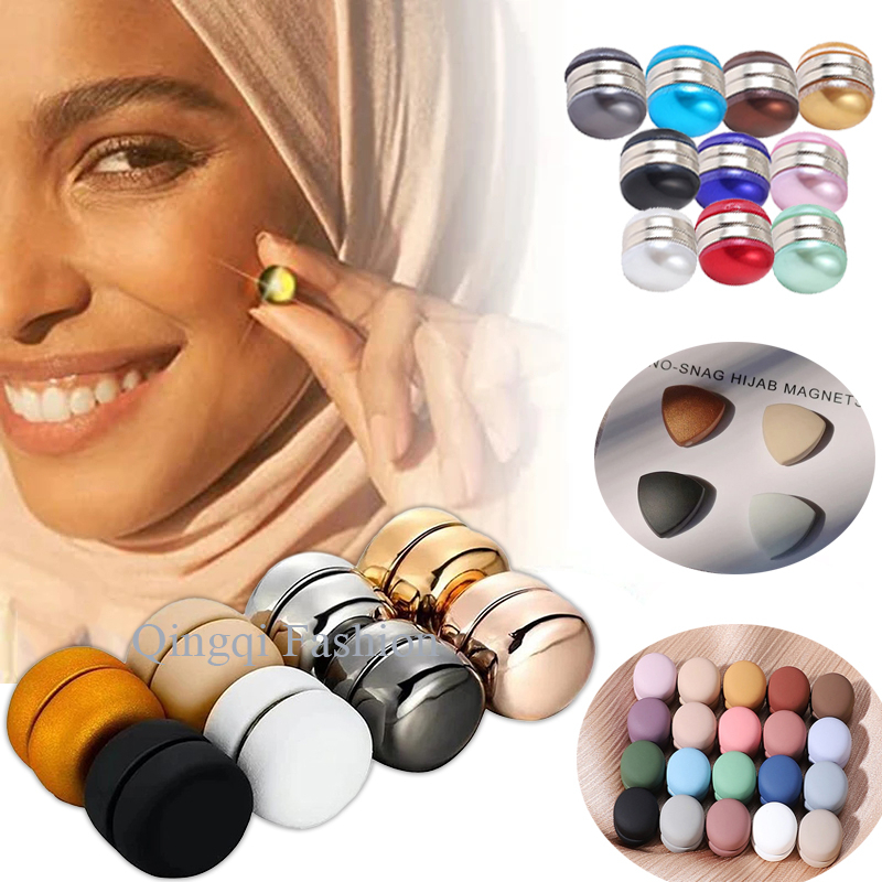 50 Styles Magnetic Hijab Clip Safe Hijab Brooch Luxury Accessory No ...