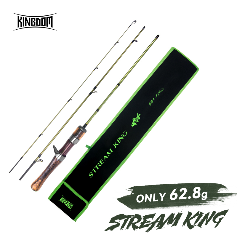 Kingdom NEW STREAM KING Carbon Spinning Casting Fishing Rods Carbon 1 ...