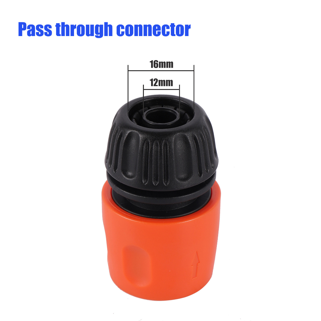 DN16 Pipe Quick Connector Waterstop Joint 1/2" Faucet Nipple Connector ...