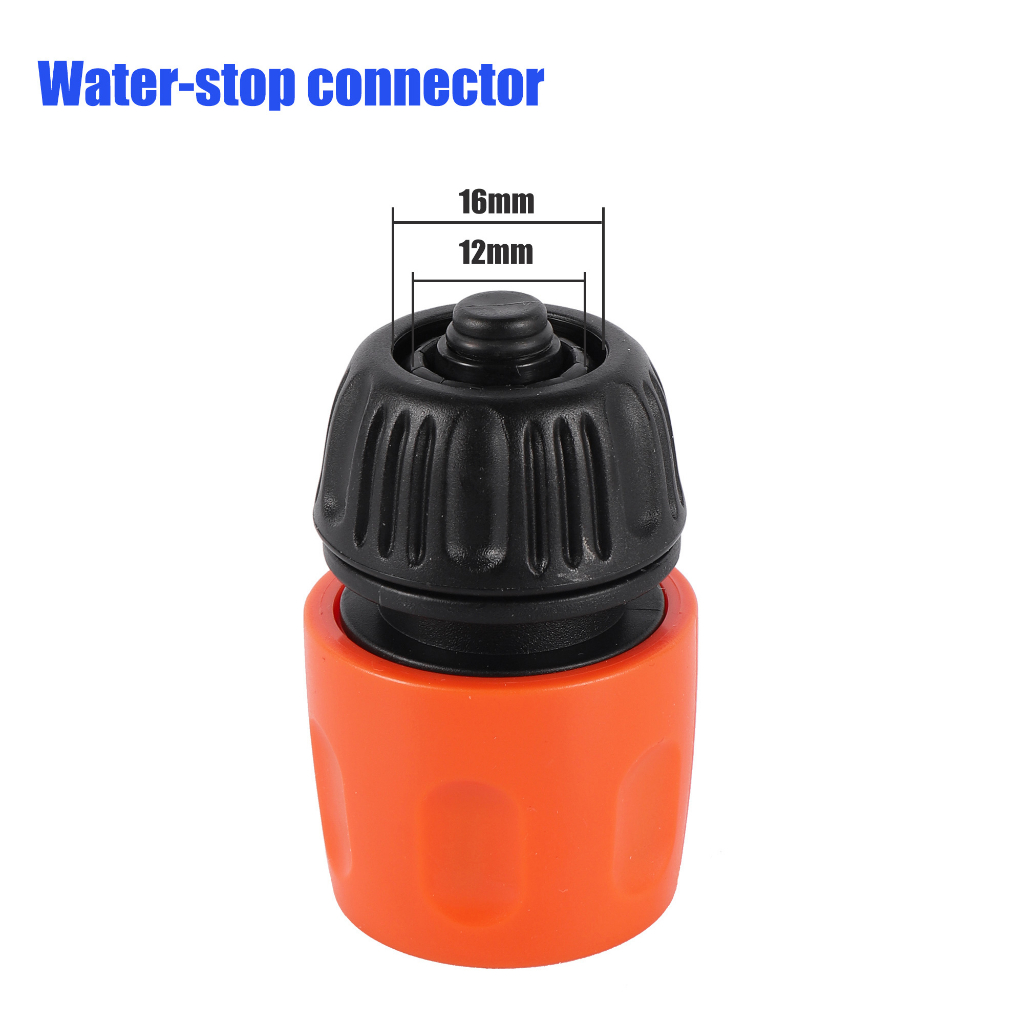 DN16 Pipe Quick Connector Waterstop Joint 1/2" Faucet Nipple Connector ...