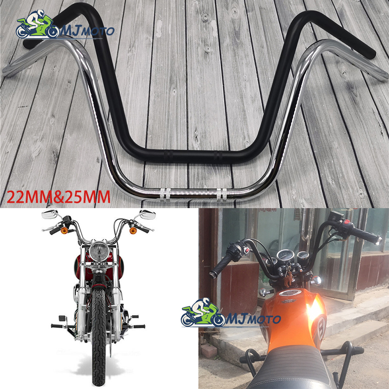 【MJMOTO】Motorcycle Handlebar 22mm 25mm Super High Motorbike Scooter ...
