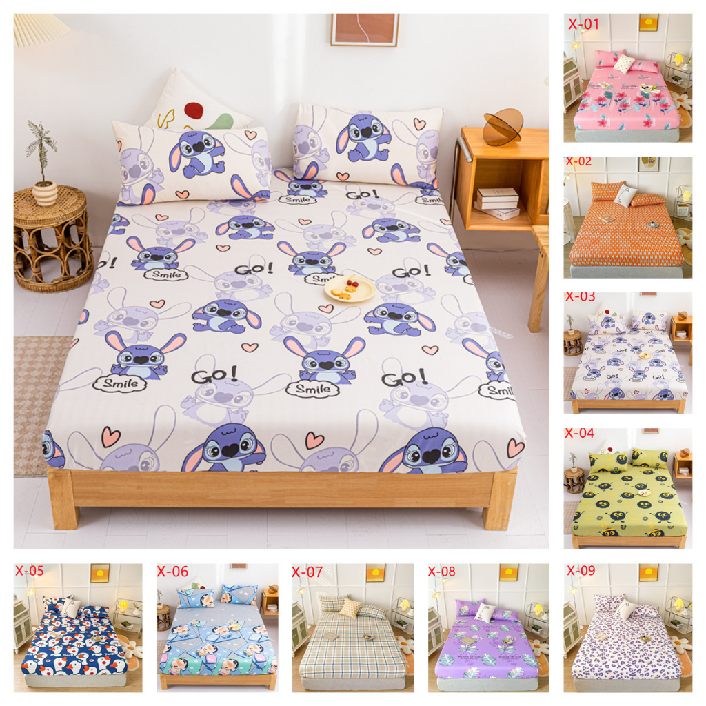 Kun Pastel Color Series Premium Fitted Bedsheet Only/Cadar Tilam Getah ...