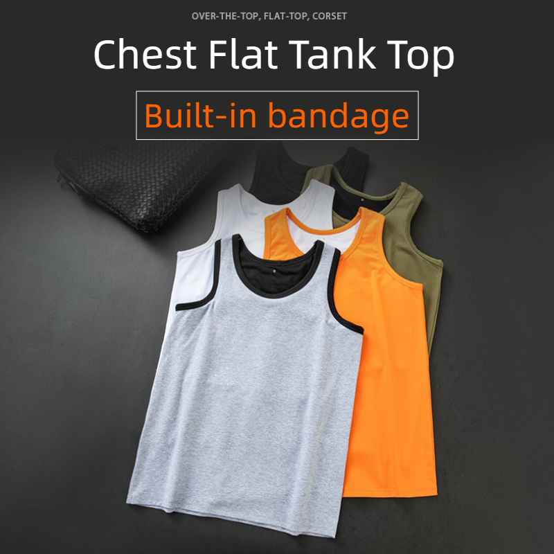 Tank Top Bandage Singlet Chest Binder Breathable Breast Binder Corset