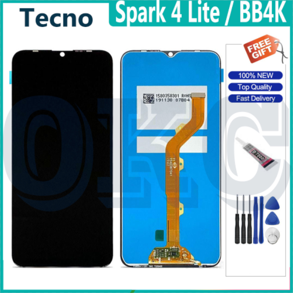 Original For Tecno Spark 4 Lite / BB4K LCD Display Touch Screen ...