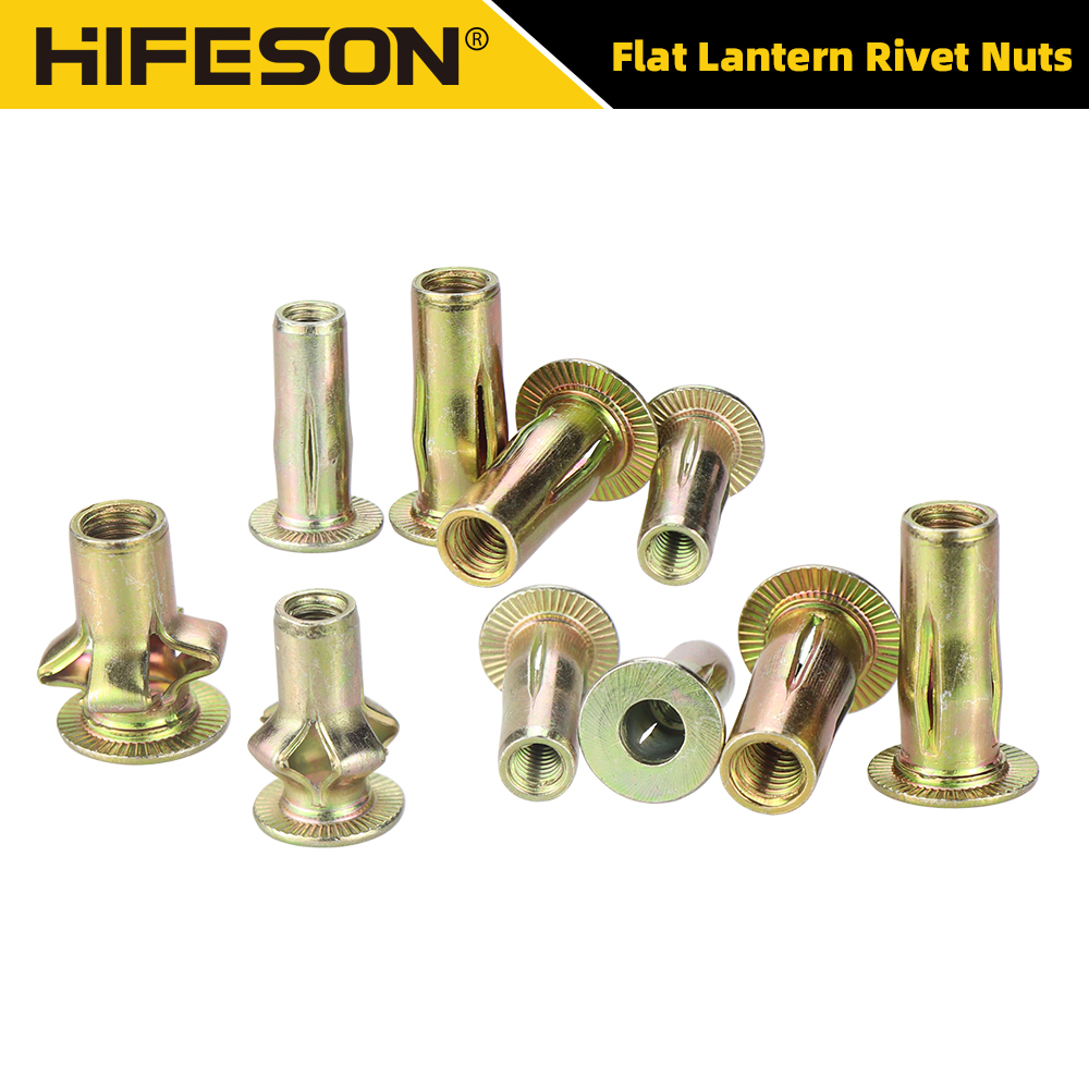 HEFISON 10PCS Lantern Type Rivet Nut M5 Automobile Parts Slotted ...