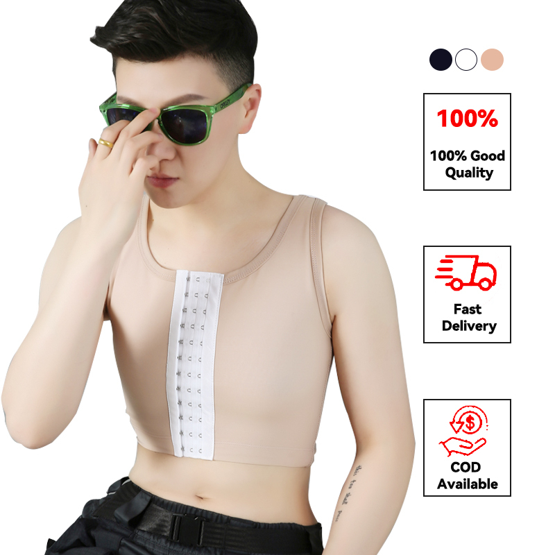 3 Rows Front Buckle Breathable 前置挂钩排扣束胸 Chest Binder Baju Melayu Budak