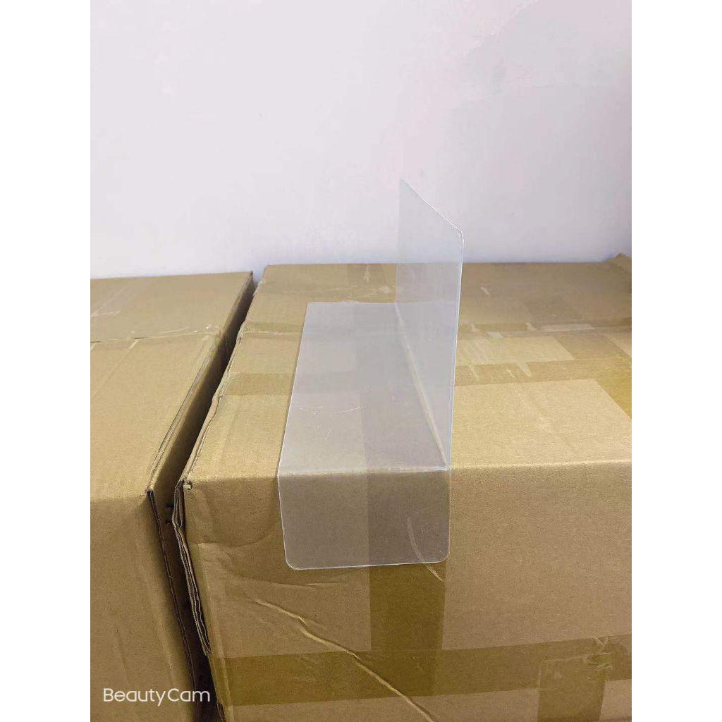 Cargo label partition board PVC plastic baffle shelf Bag storage and artifact medicine commodity ...