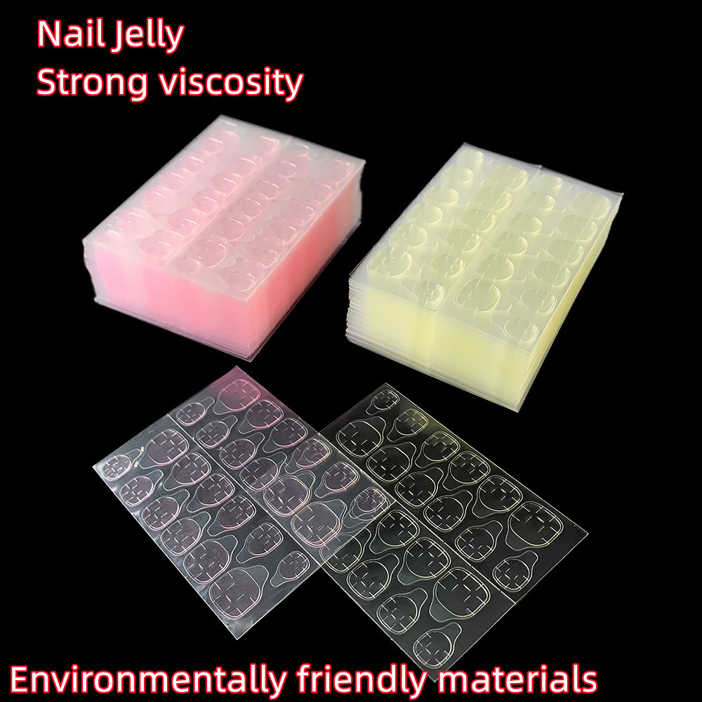 1 PC 24 stickers Nail glue/Very sticky double-sided tape Fake Nail ...