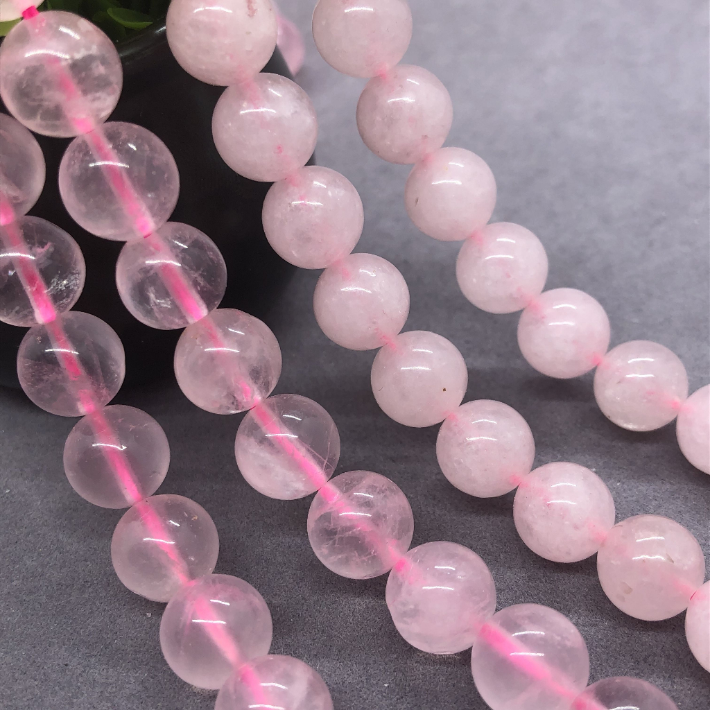 Rose Quartz Beads 4-12mm Round Natural Loose Crystal Stone Bead Diy for ...